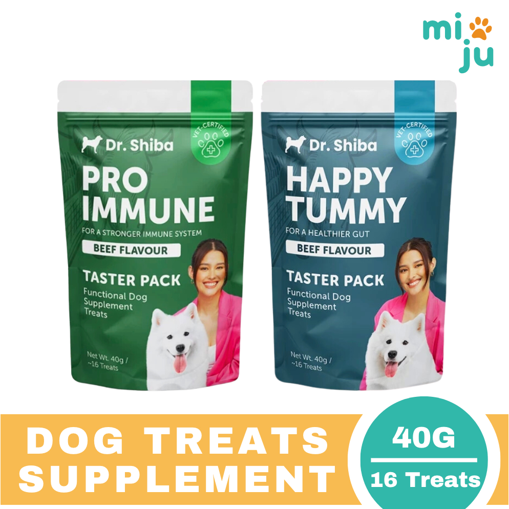Dr. Shiba Pro Immune/Happy Tummy 40g Beef Flavor - Dog Treats ...
