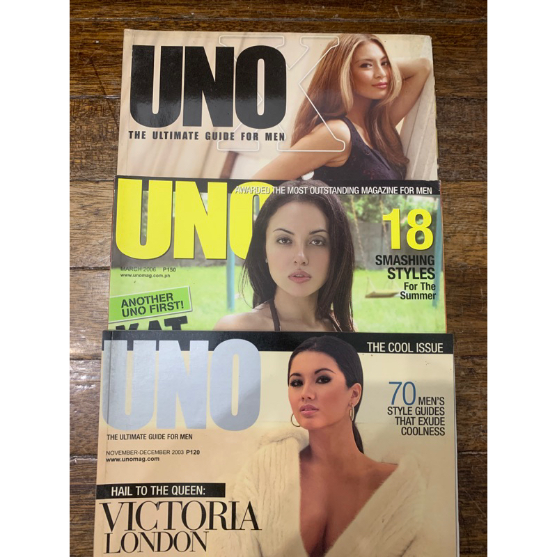 UNO Magazines The Ultimate Guide for Men Victoria London Kat Alano Sam ...
