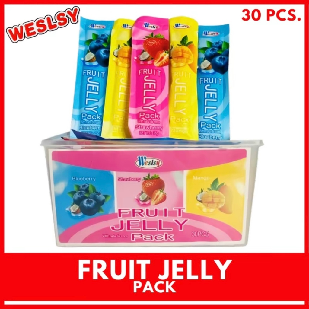 Fruit Jelly With Nata De Coco Strawberry /Mango / Blueberry Real Fruity ...