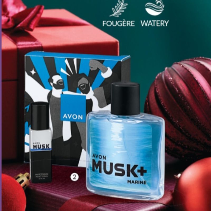 Avon Musk Marine Holiday Gift Set | Shopee Philippines