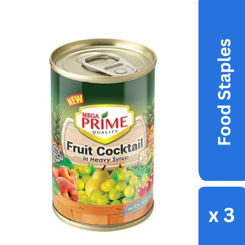 Mega Prime Fruit Cocktail Regular In Heavy Syrup 425g , Bundle of 3 ...