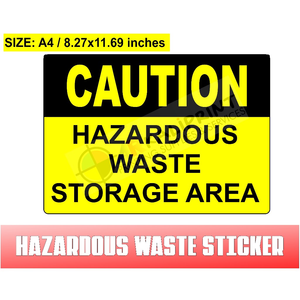 Shop hazardous waste sign for Sale on Shopee Philippines