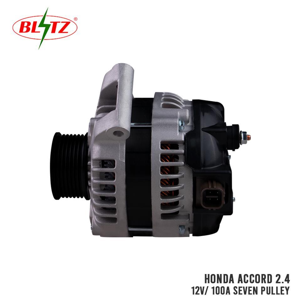HONDA ACCORD 2.4 12V/ 100A SEVEN PULLEY BLITZ ALTERNATOR ASSEMBLY OP ...