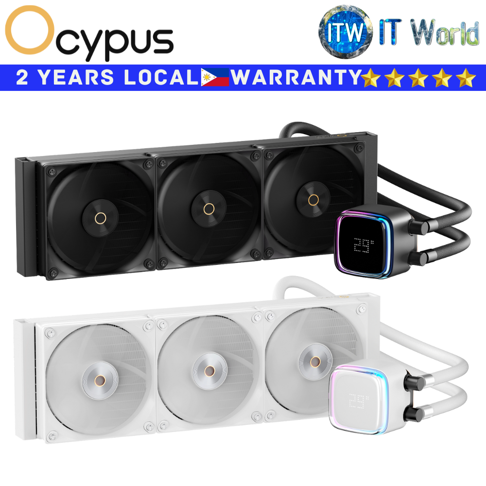 Ocypus CPU Cooler Fan Iota L36 ARGB AIO Liquid Cooler Fluid Dynamic ...