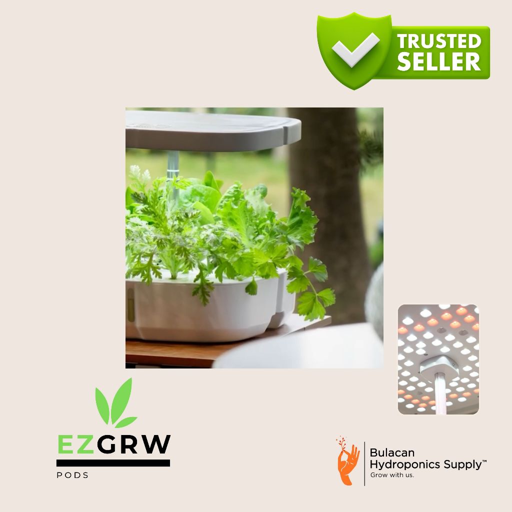 EZ GRW PODS | Hydroponics Indoor System | With Grow lights | Shopee ...