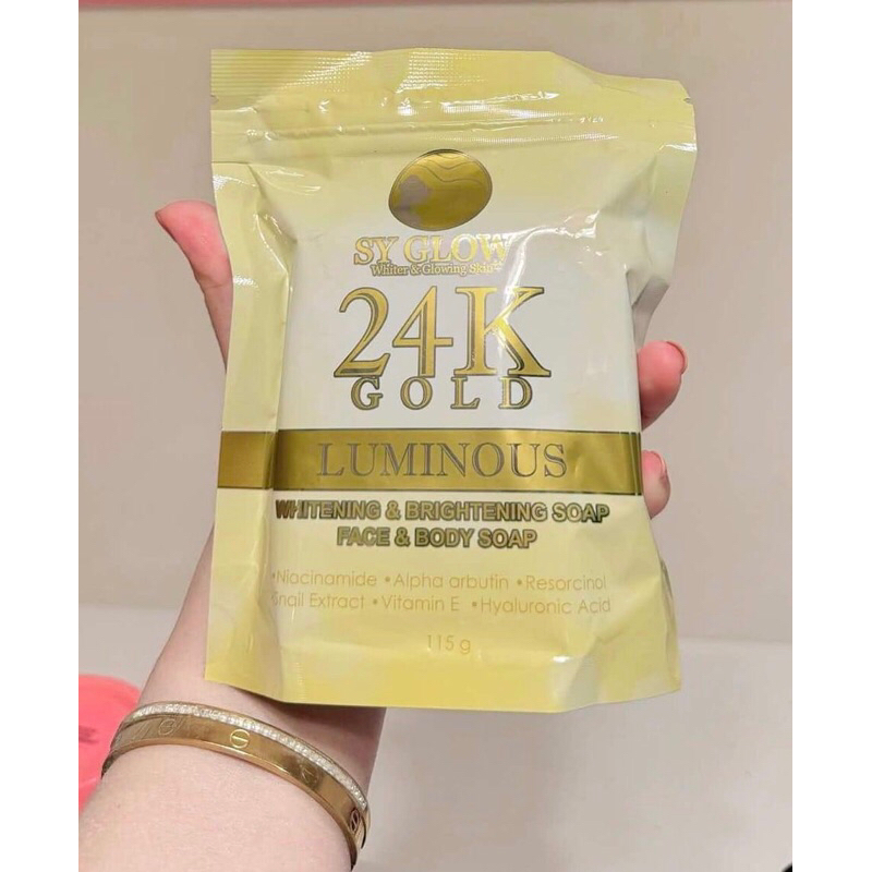 SY Glow 24K Gold Luminous Soap 115g | Shopee Philippines