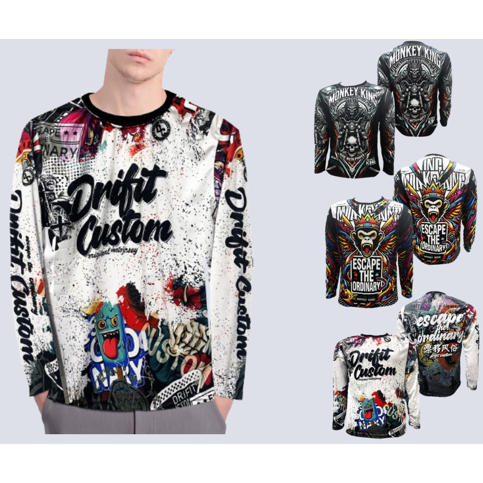 Motor shirt long sleeve for men full set Cycling bike jersey bikers ...