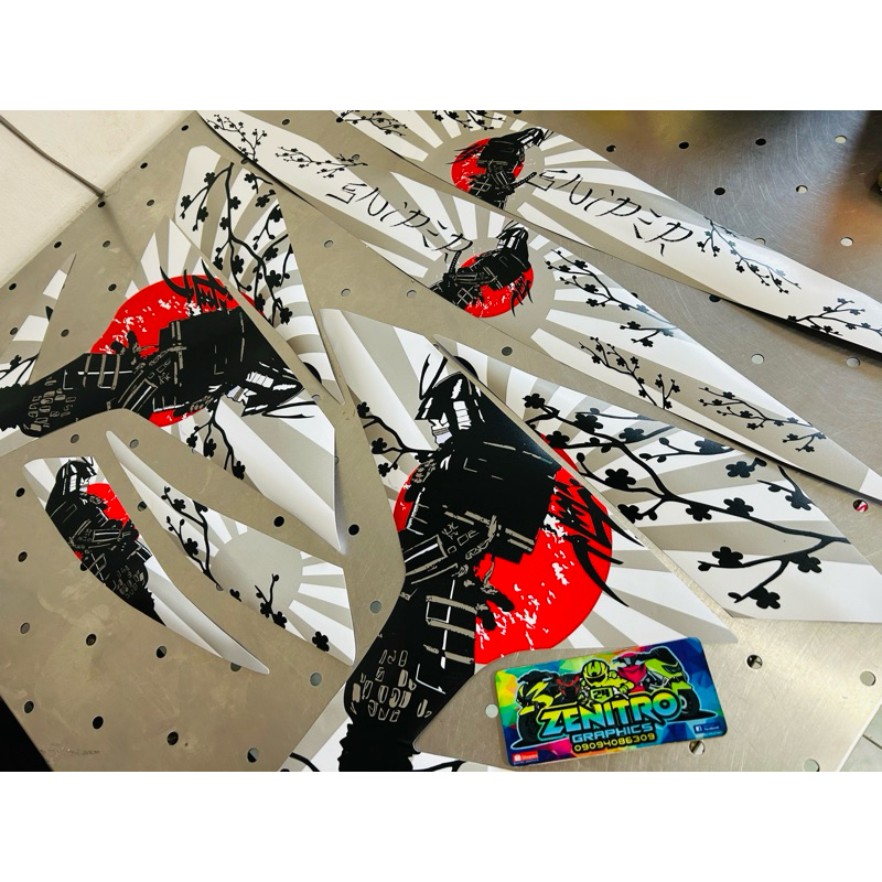 JAPAN SAMURAI DECALS FOR SNIPER 150 ONLY (ZENITRO GRAPHICS) | Shopee ...