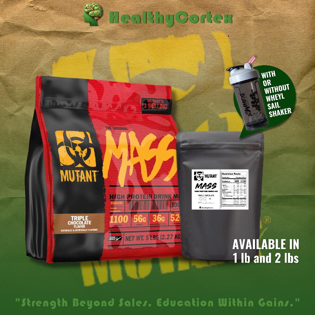 Mutant Mass Protein Powder 1 lb and 2 lbs | Shopee Philippines