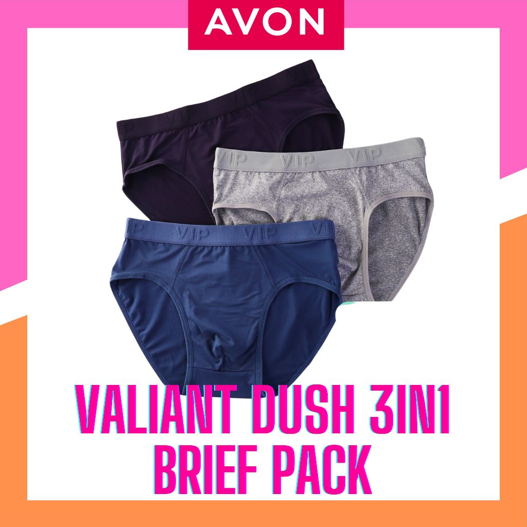 Avon Valiant Dusk 3-in-1 Classic Brief Pack | Shopee Philippines