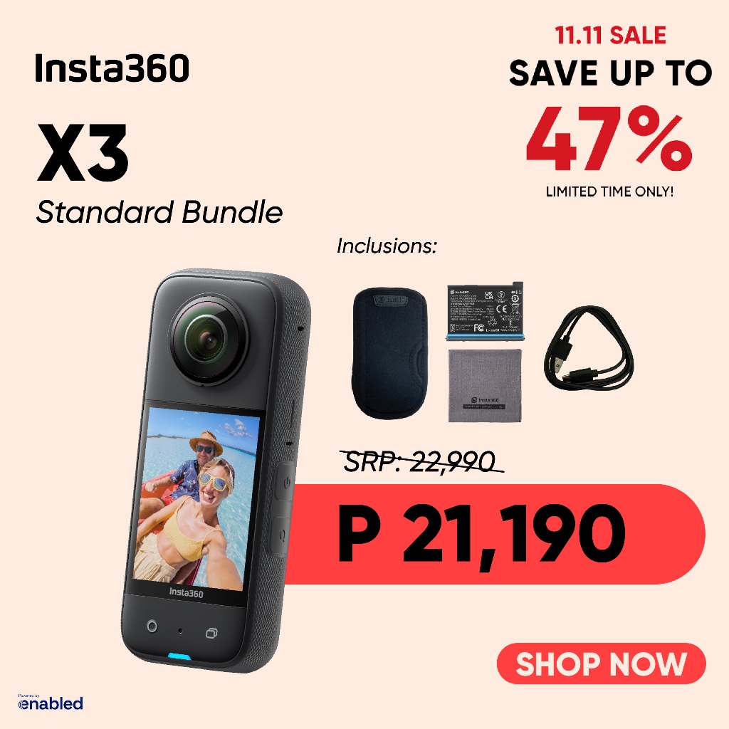 Insta360 X3 Waterproof 360° Action Camera with 5.7K Active HDR Video ...