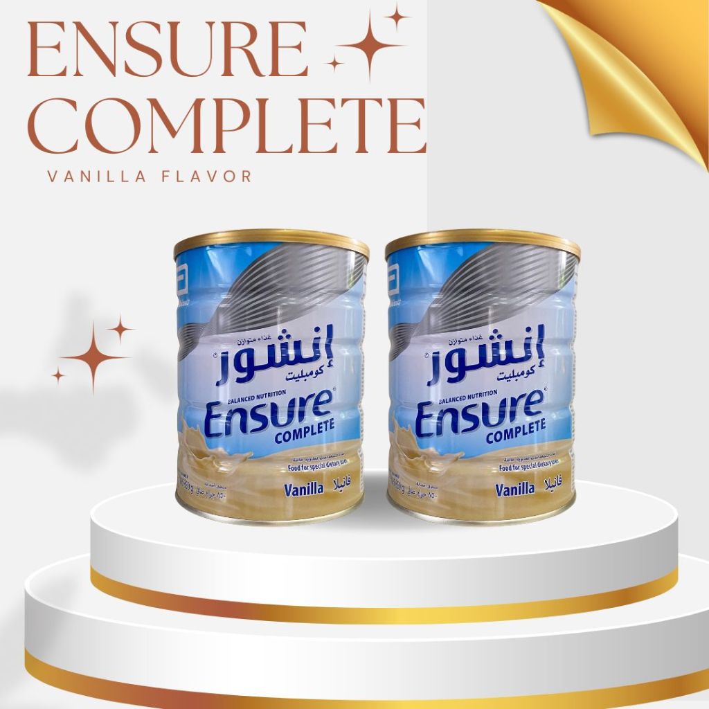 ORIGINAL 850 g Bundle of 2 Ensure Complete Powder Milk For Adult Senior ...