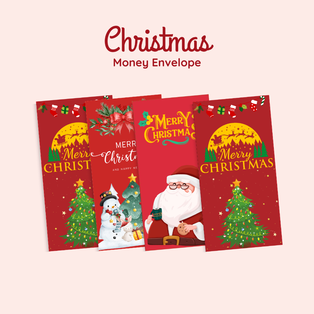 Long Christmas Money Envelope | Angpao | 10pcs per set | Shopee Philippines
