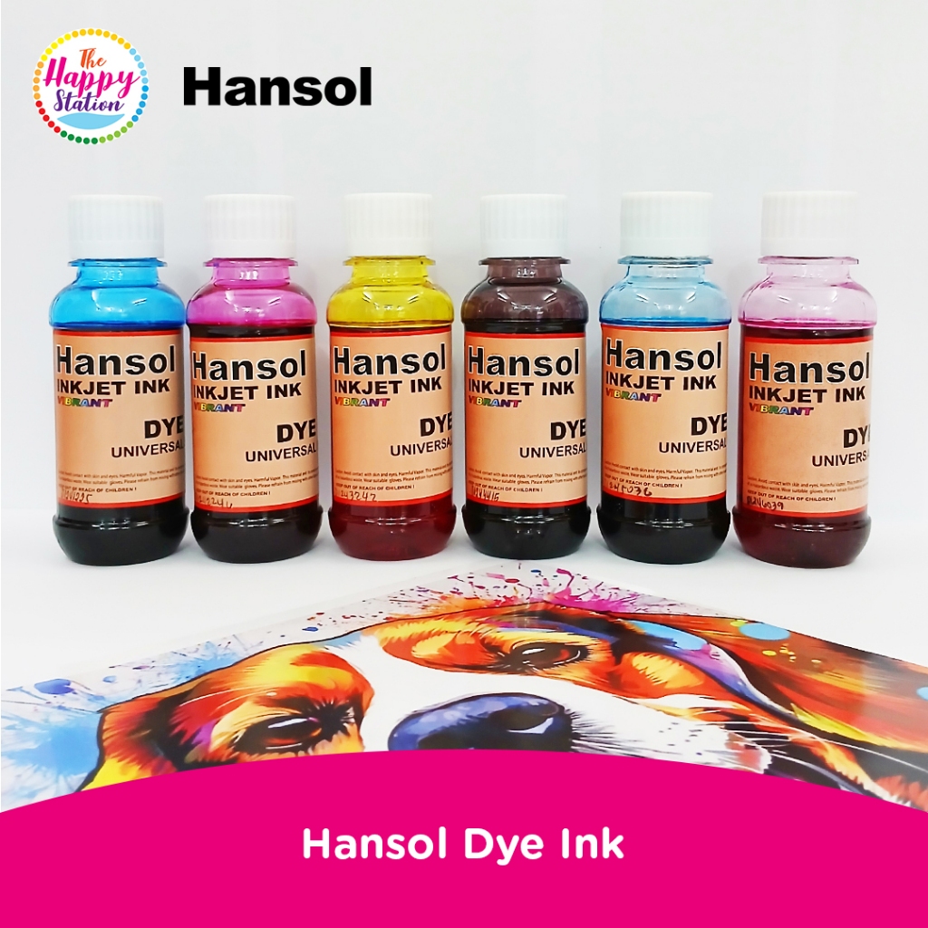 HANSOL | Dye Inks, available in 70ml, 100ml, and 150ml bottle | Shopee ...