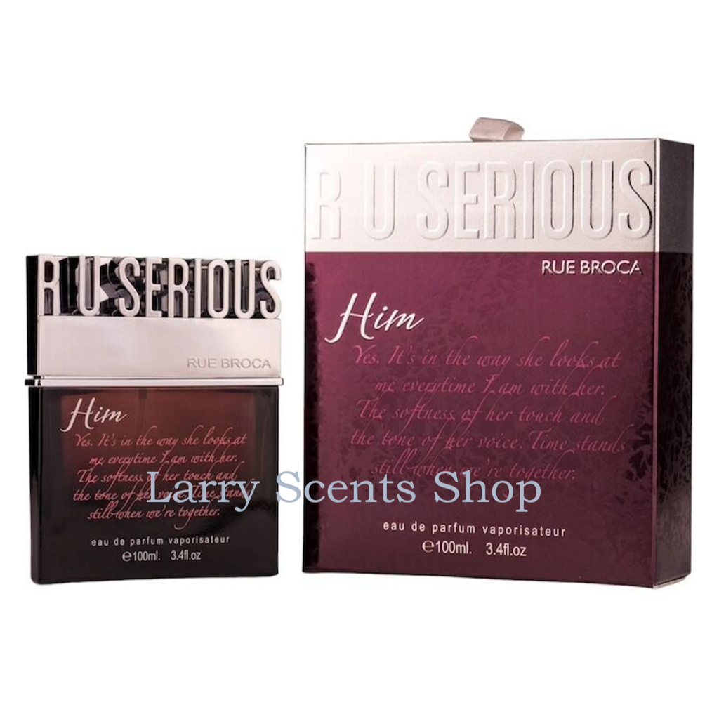 Rue Broca R U Serious Him 100ml EDP (Cre.edA.ve n*tusdupe) | Shopee ...