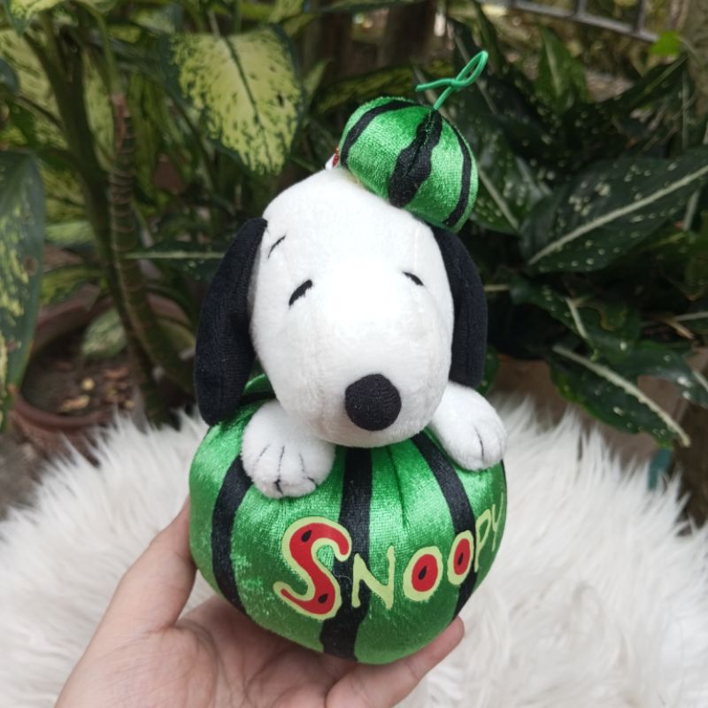 Universal Studios Japan SNOOPY Peanuts Watermelon Plush Toy | Shopee ...