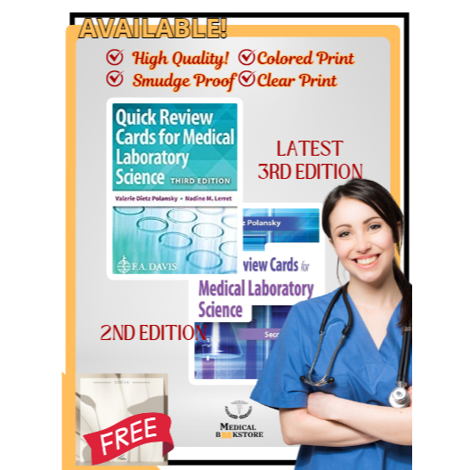 Quick Review Cards for Medical Laboratory Science 3rd edition and 2nd ...