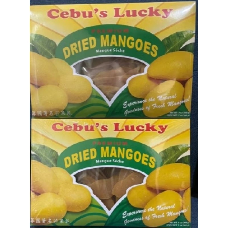 Cebu Lucky Dried Mangoes Gift box 200g(20box,30box) | Shopee Philippines