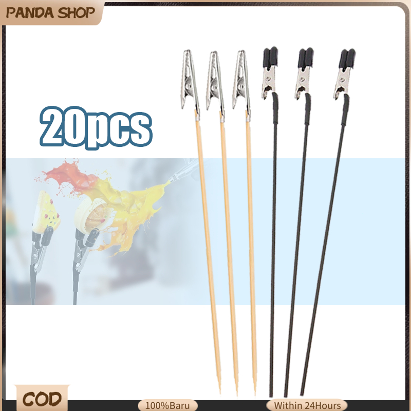 20pcs 18cm Model Coloring Clip Stick Metal Model Painting Alligator ...