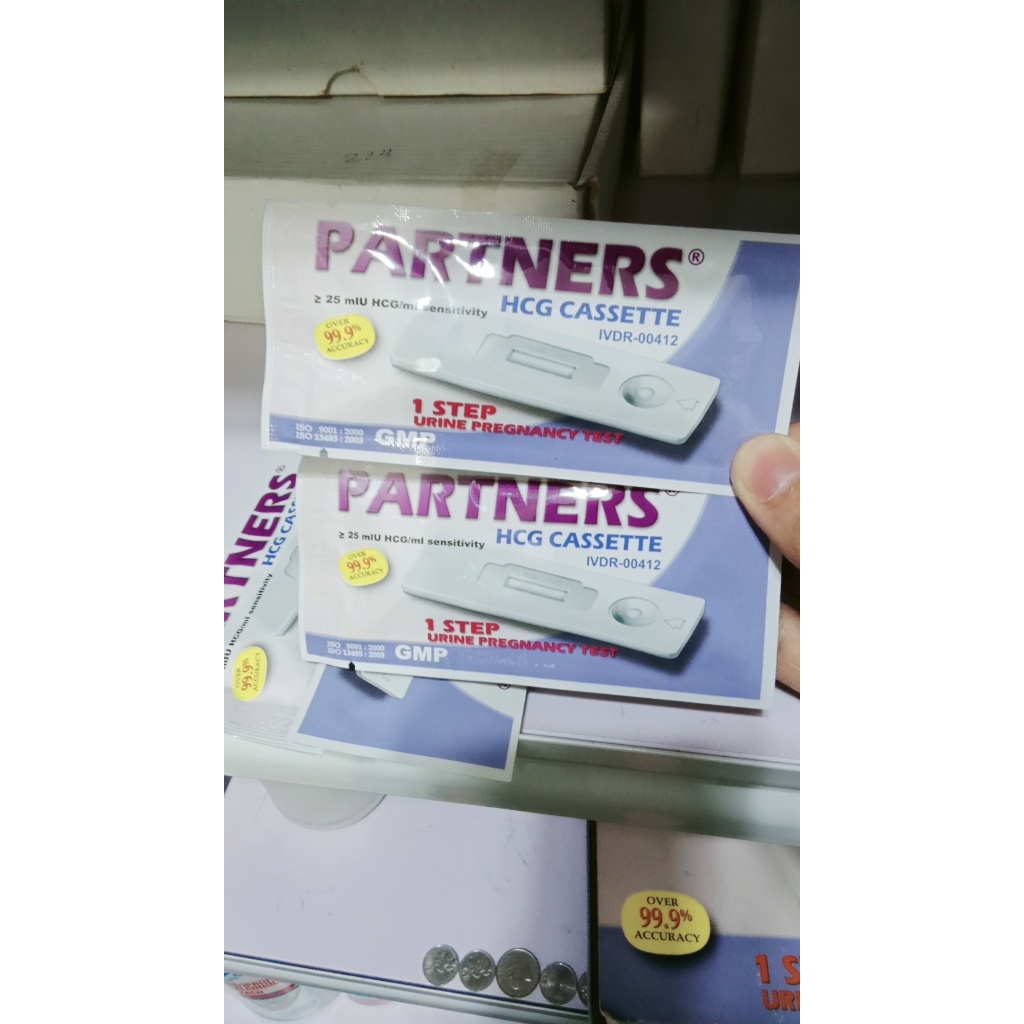 PARTNERS HCG CASSETTE / PREGNANCY TEST | Shopee Philippines
