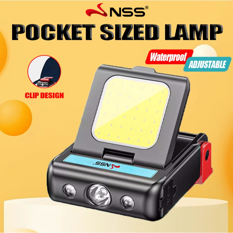 NSS Mini Lamp Portable Pocket Sized Torch Waterproof Angle Adjustable ...