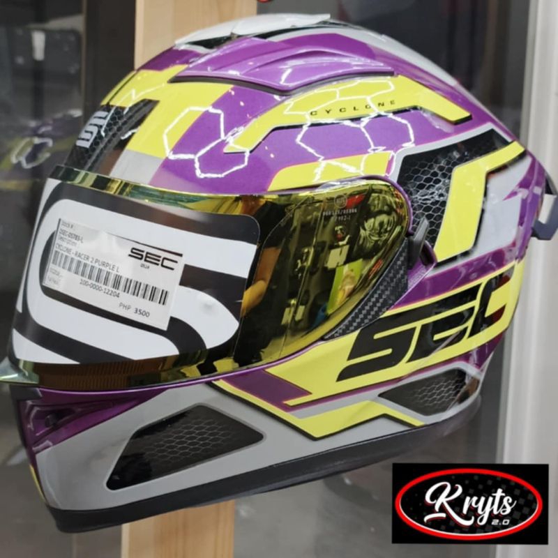 Cyclone Racer2 (Full Face Helmet) | Shopee Philippines