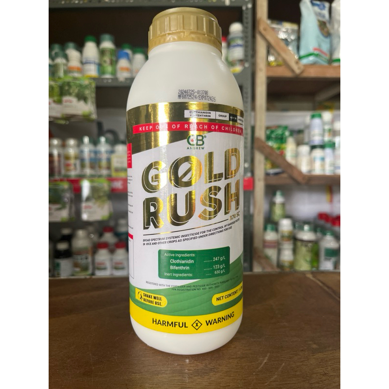 GOLD RUSH Insecticide 370 SC 1Liter by CB Andrew ~ Clothianidin ...