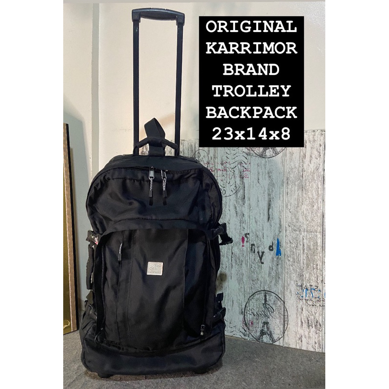 KARRIMOR BRAND TROLLEY BACKPACK | Shopee Philippines