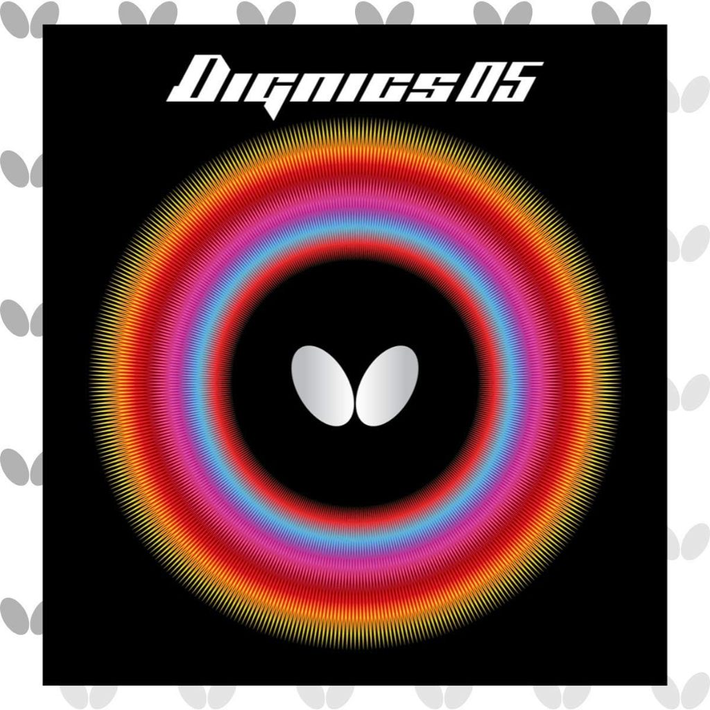 Butterfly Table Tennis Rubber Dignics 05 High Tension Back Rubber ...