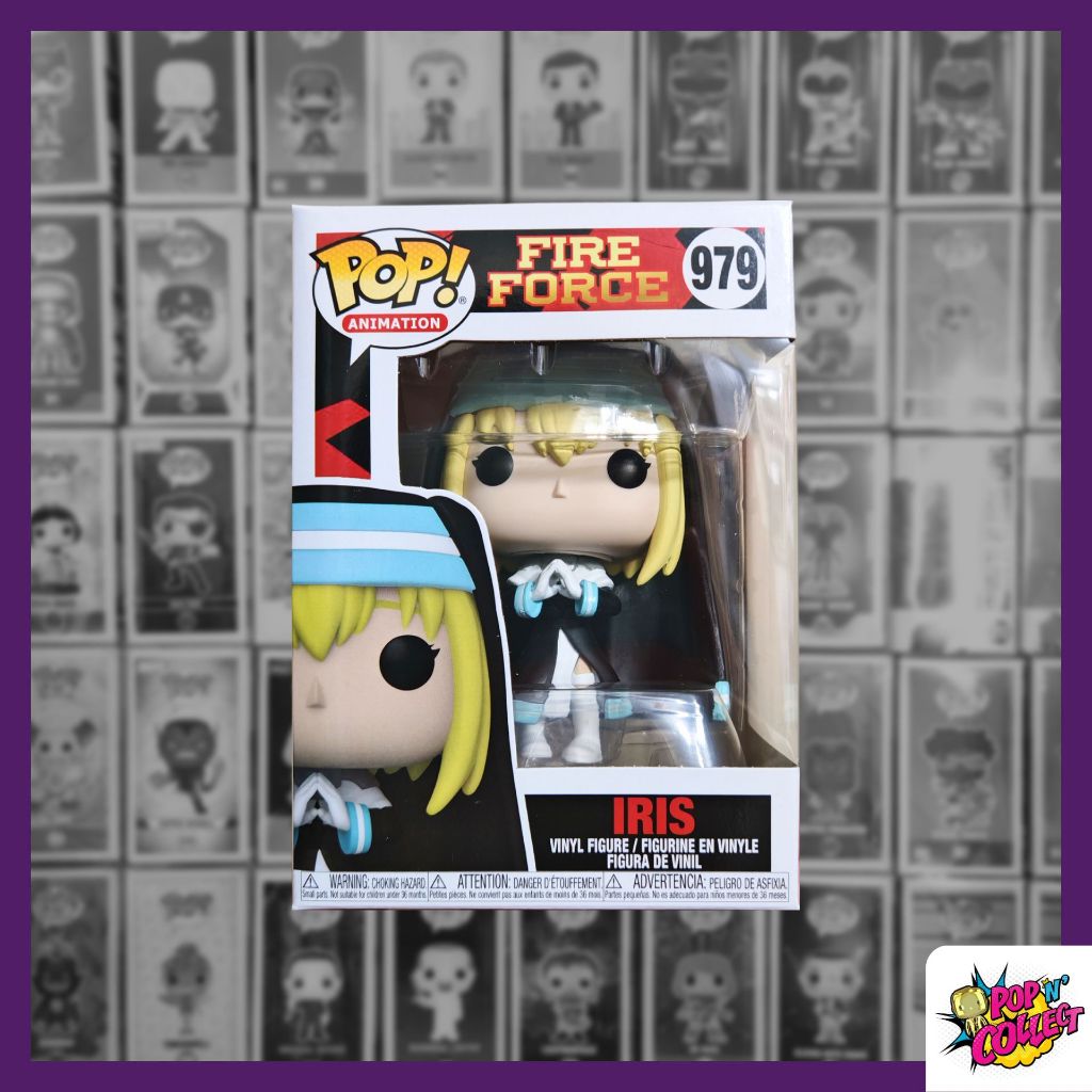 Funko Pop! Fire Force - Iris 979 w/ Free Protector (Sold by Pop N ...