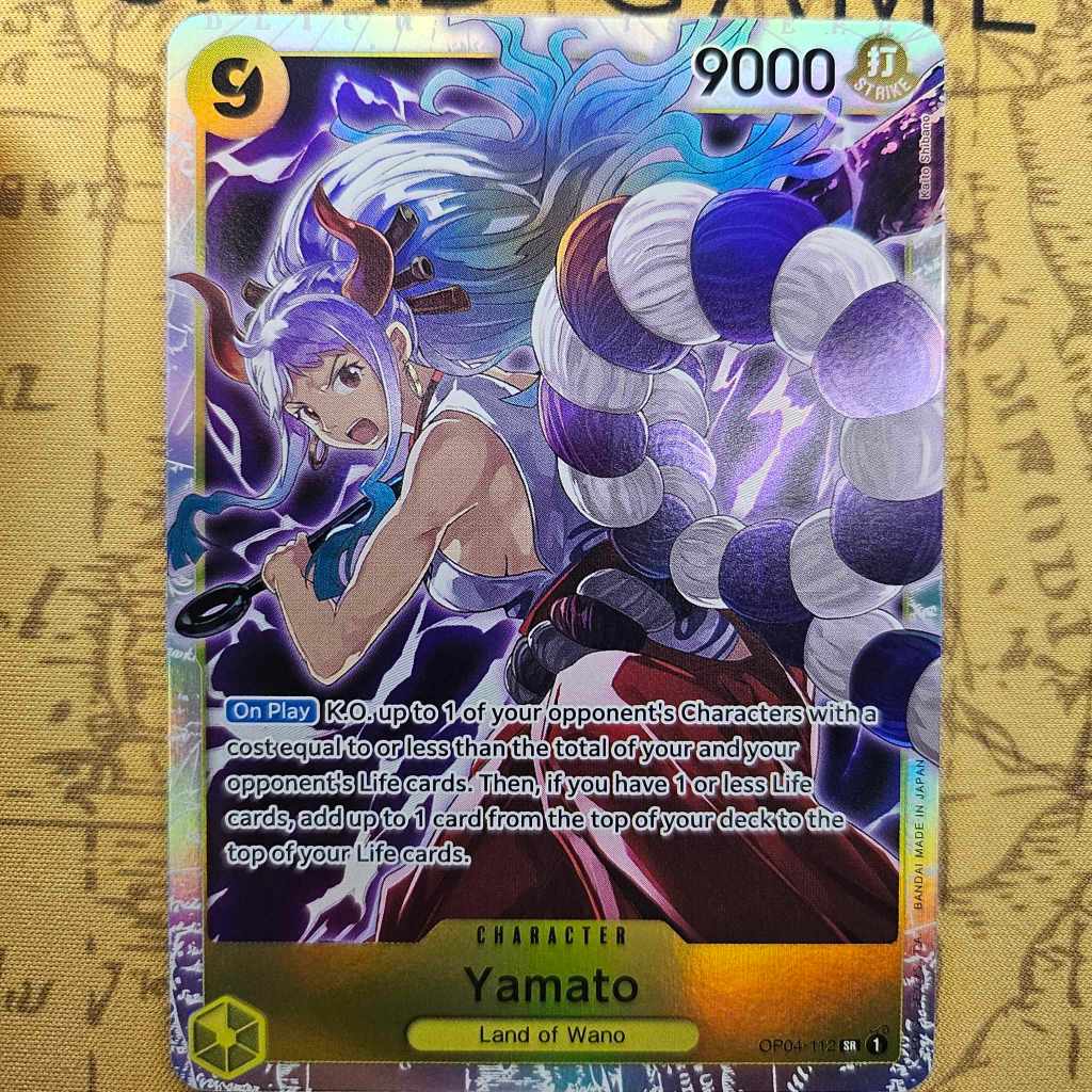 One Piece TCG [ENGLISH] OP04-112 SR Yamato [ENGLISH VERSION] | Shopee Philippines