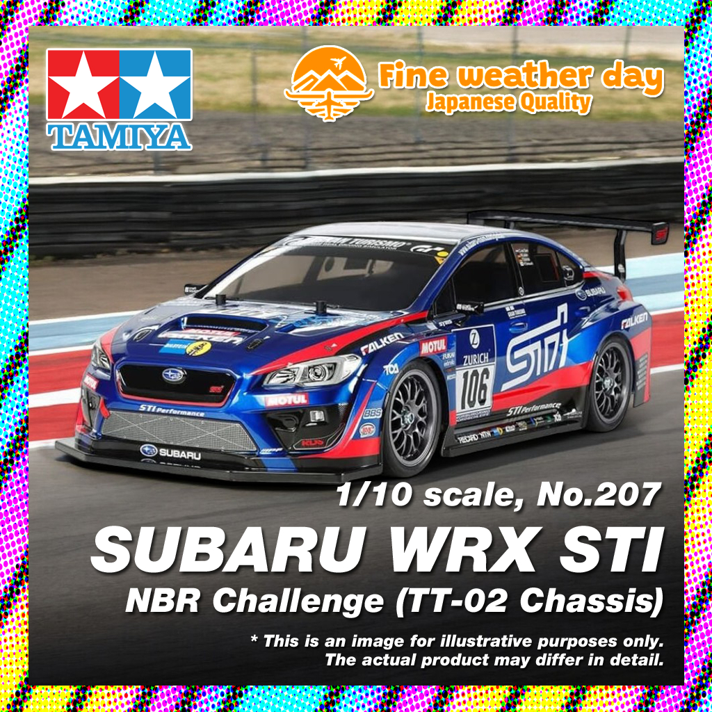 1/10 XB Series Subaru WRX STI NBR Challenge (TT-02 Chassis) 579, Racing ...
