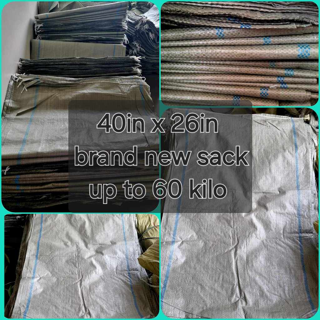 Sako / Sack China 26x40in ( Brand New ) 60Kg Kilos Ordinary Plain Rice ...