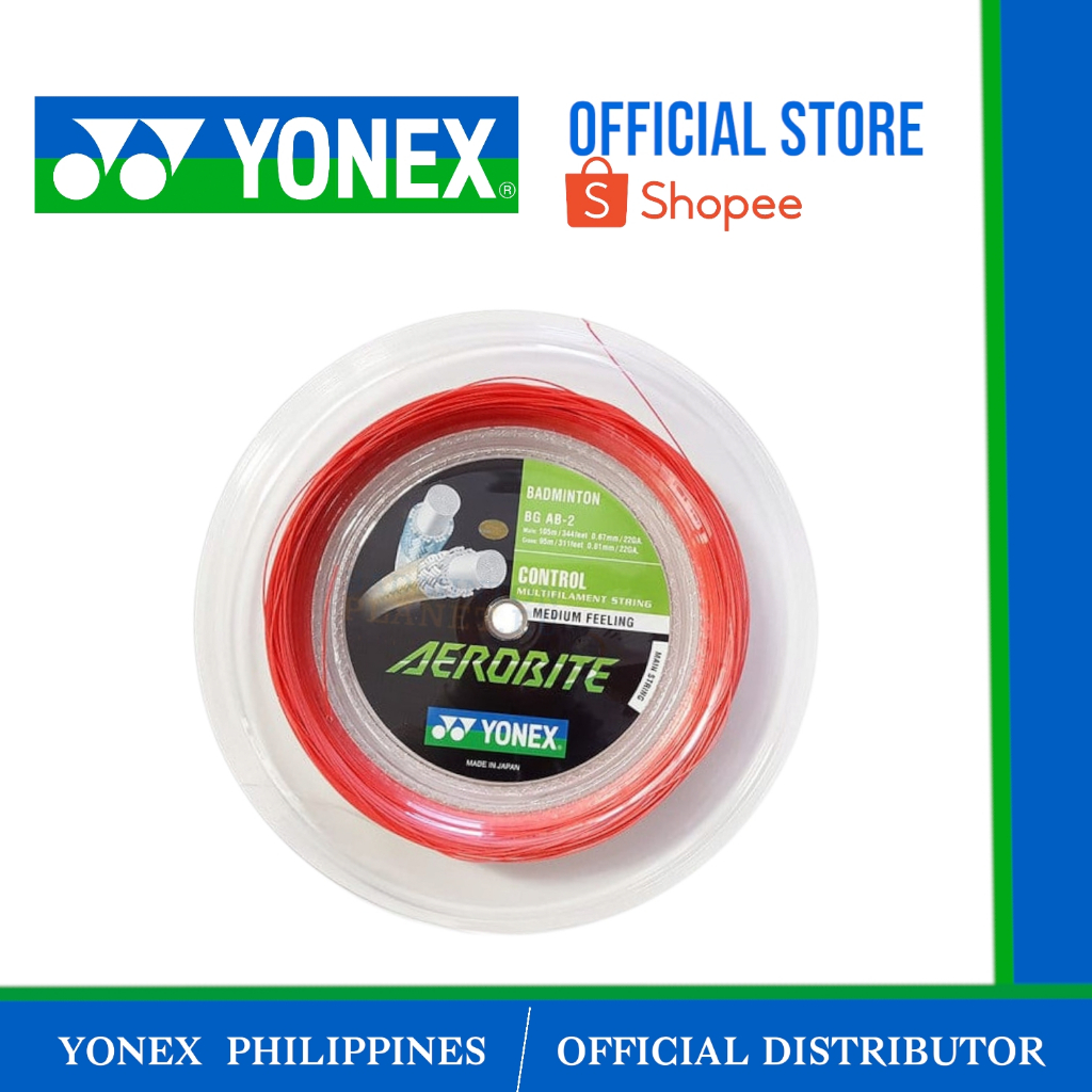 Yonex AEROBITE Badminton Strings (PRE-CUT STRING FOR 1 RACQUET- NO ...