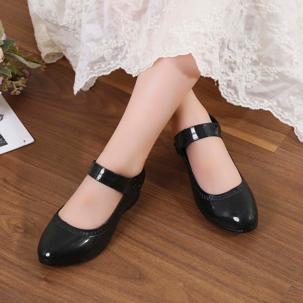 (JESS)Little Luxe: Black Classic Heeled Shoes for Young Fashionistas 26 ...
