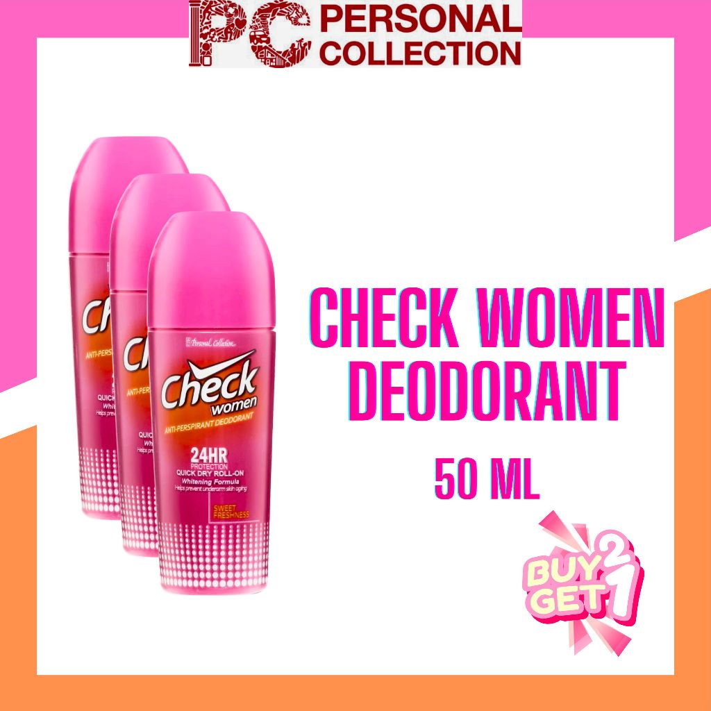 Personal Collection Check Women Antiperspirant Deodorant 24hrs ...