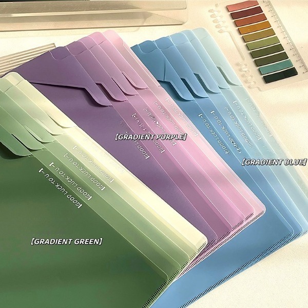NEXA L-Type Plastic Folder jacket A4 Clear Document Folders Colored ...