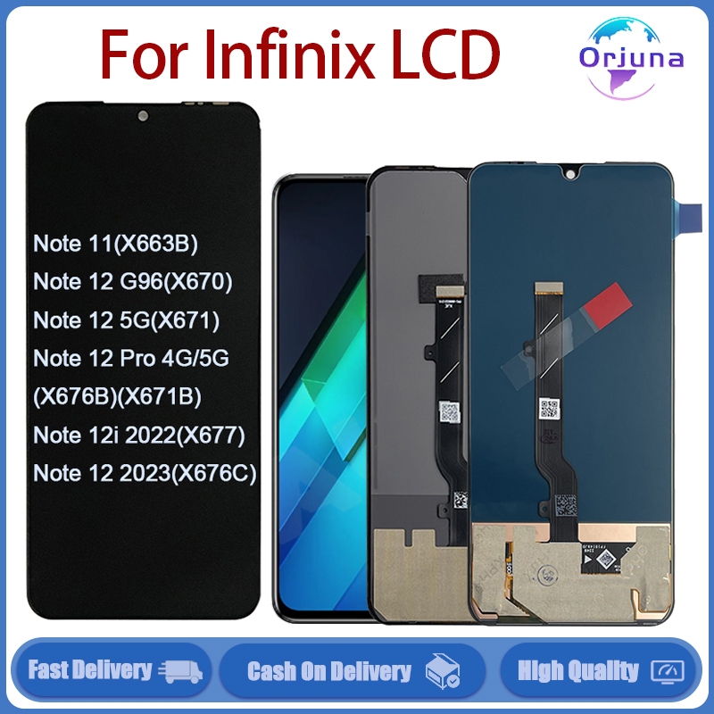 For Infinix Note 12 G96 X670 X663B X671B LCD Display Touch Screen ...