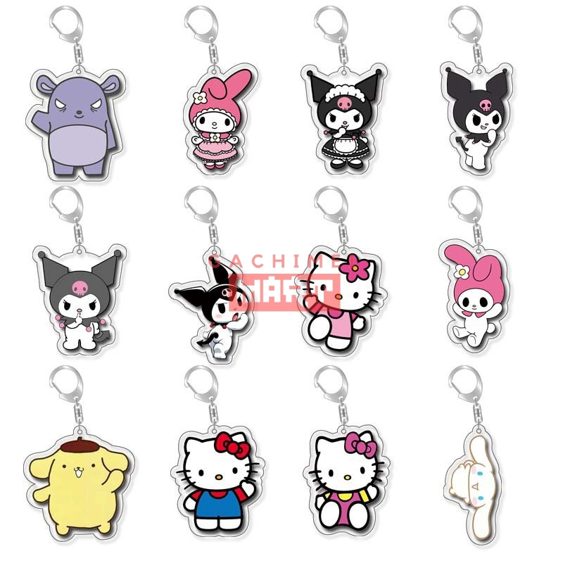 GM Hello Kitty, Sanrio And Friends Cartoon Characters 5cm Acrylic ...