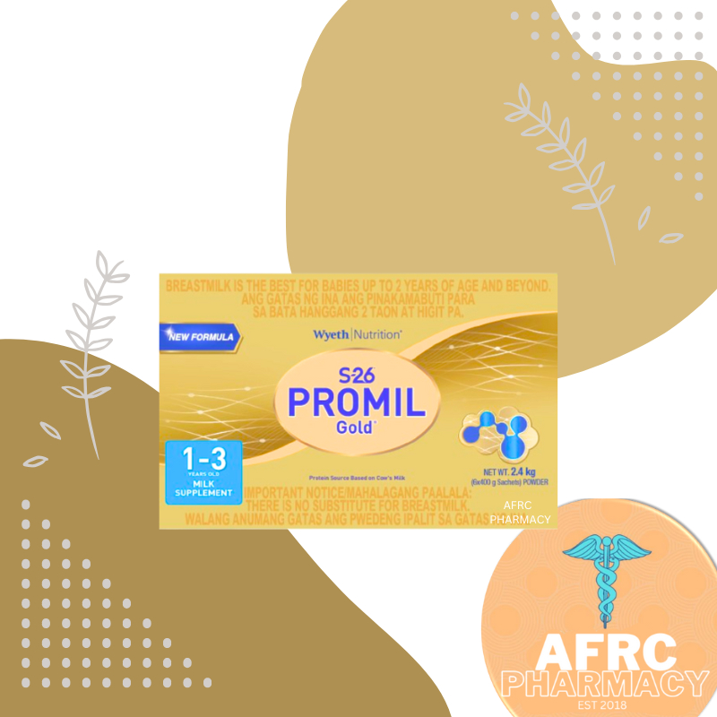 S-26 Promil Gold Three Milk Supplement 1-3 Years 2.4kg 2026 Expiry ...