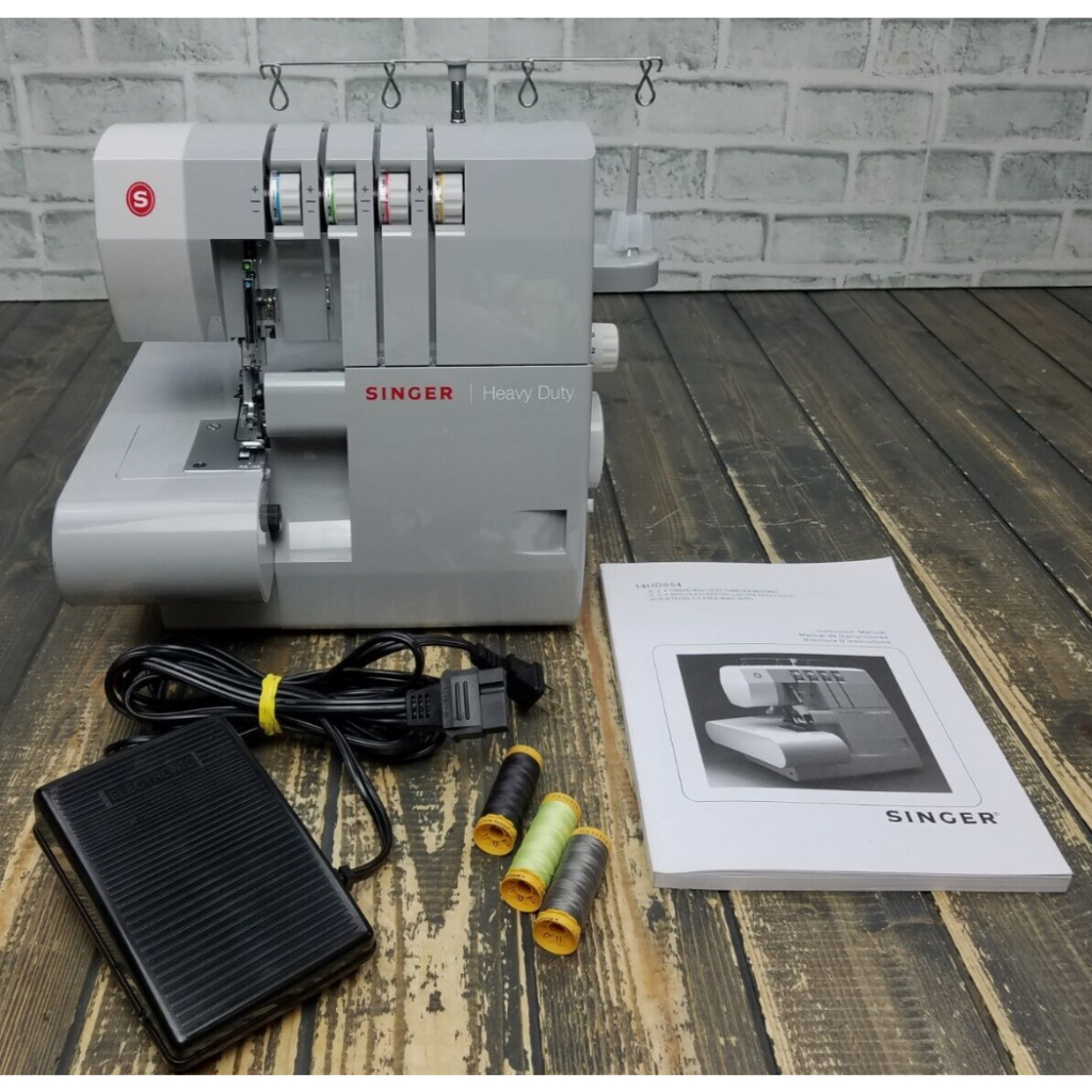 Brand new Singer 14Hd854 Heavy Duty 4 Thread Edging Overlocker Sewing ...