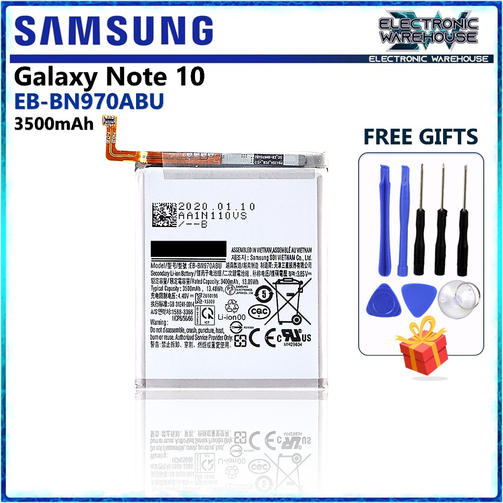 Battery for Samsung Galaxy Note 10 EB-BN970ABU | N970F N970U N970U1 ...
