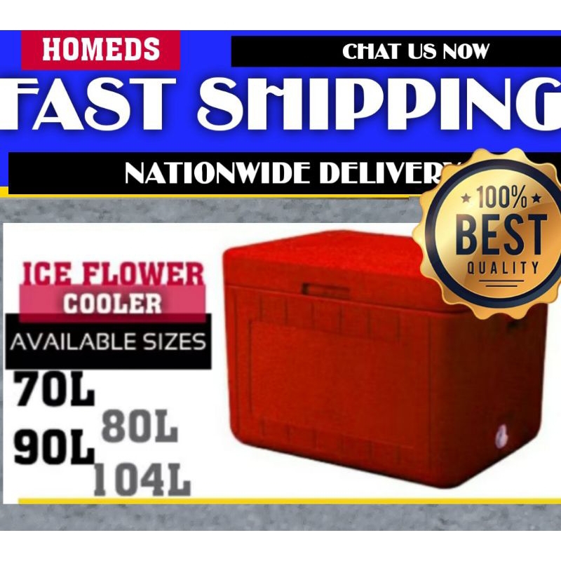 Ice flower 104L cooler nationwide del Ed | Shopee Philippines