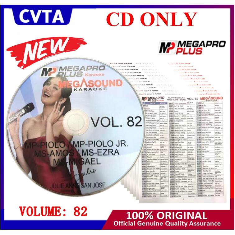 Megapro Plus MP100,Amos,Ezra,Migael Updated CD Vol: 82 | Shopee Philippines