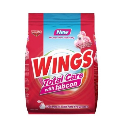 Wings Total Care with Fabcon Powder Detergent 1.1kg (Blooming Garden ...