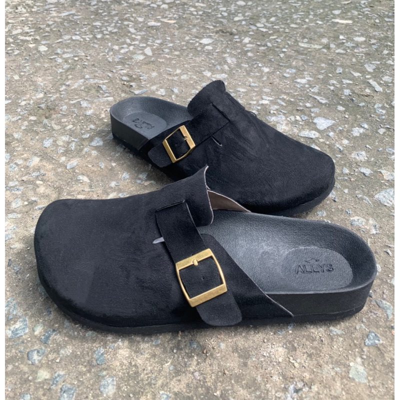 Sai Clogs in Suede by Aleys | Shopee Philippines