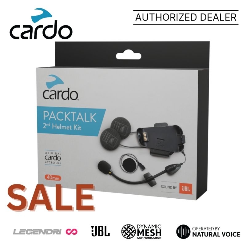 Cardo Packtalk Pro/Edge 2nd Helmet Kit - Sound by JBL - Legendri ...