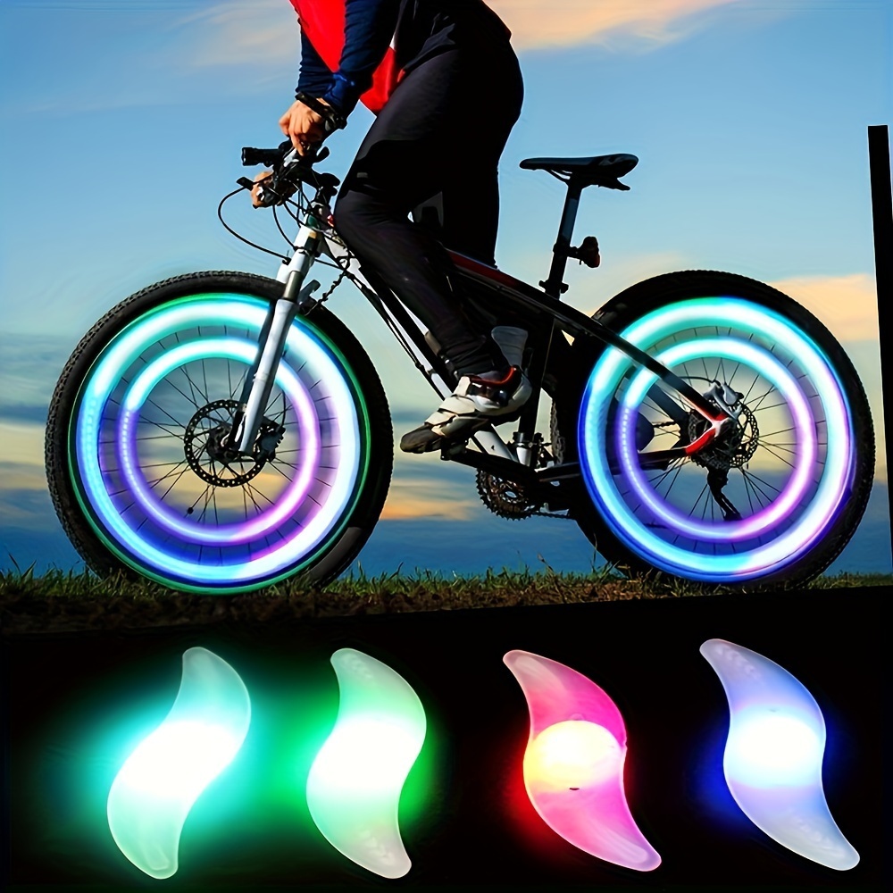 Bicycle Spoke Light for Mountain & Road Cycling - Waterproof LED Wheel ...