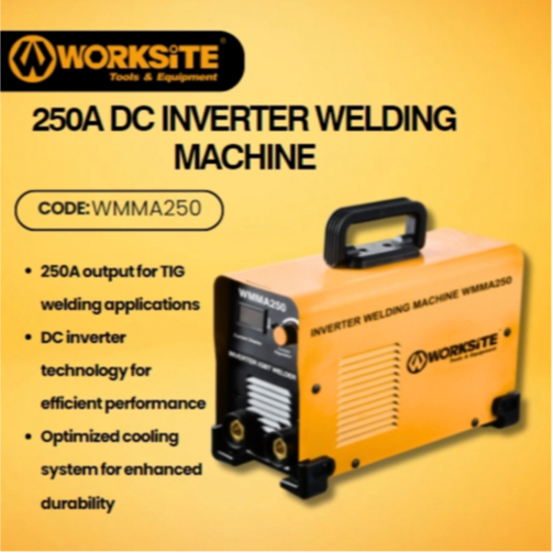 WORKSITE - WMMA250 250A DC INVERTER WELDING MACHINE WORKSITE | Shopee ...