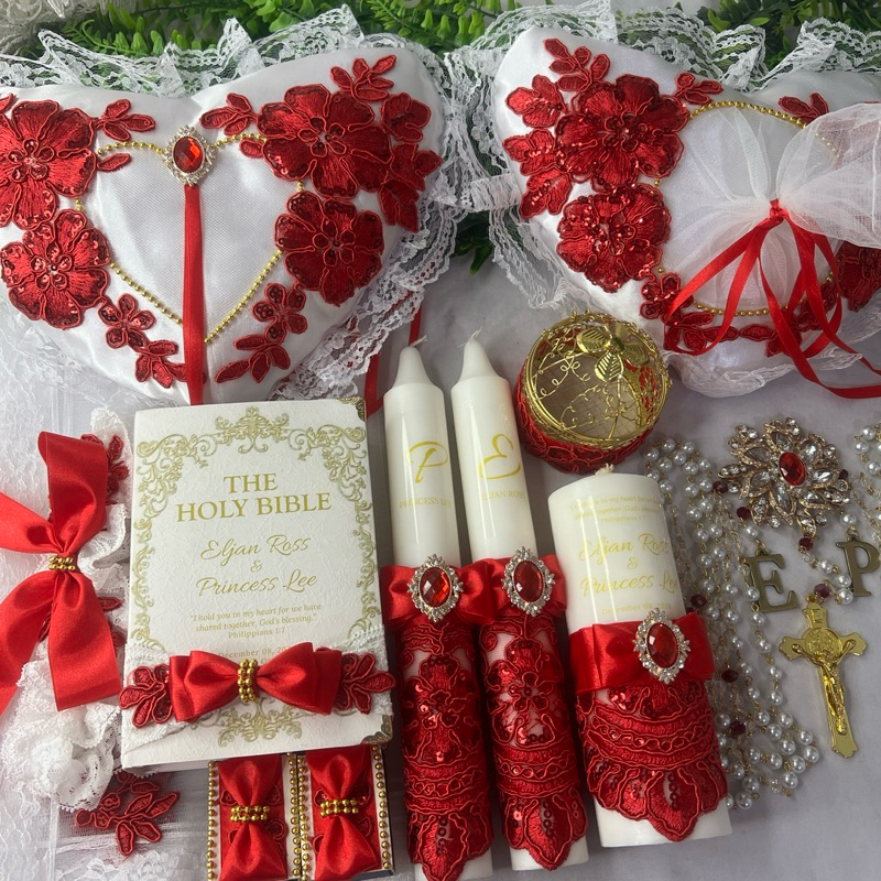Namari Wedding Essentials Complete Set (Red) | Shopee Philippines